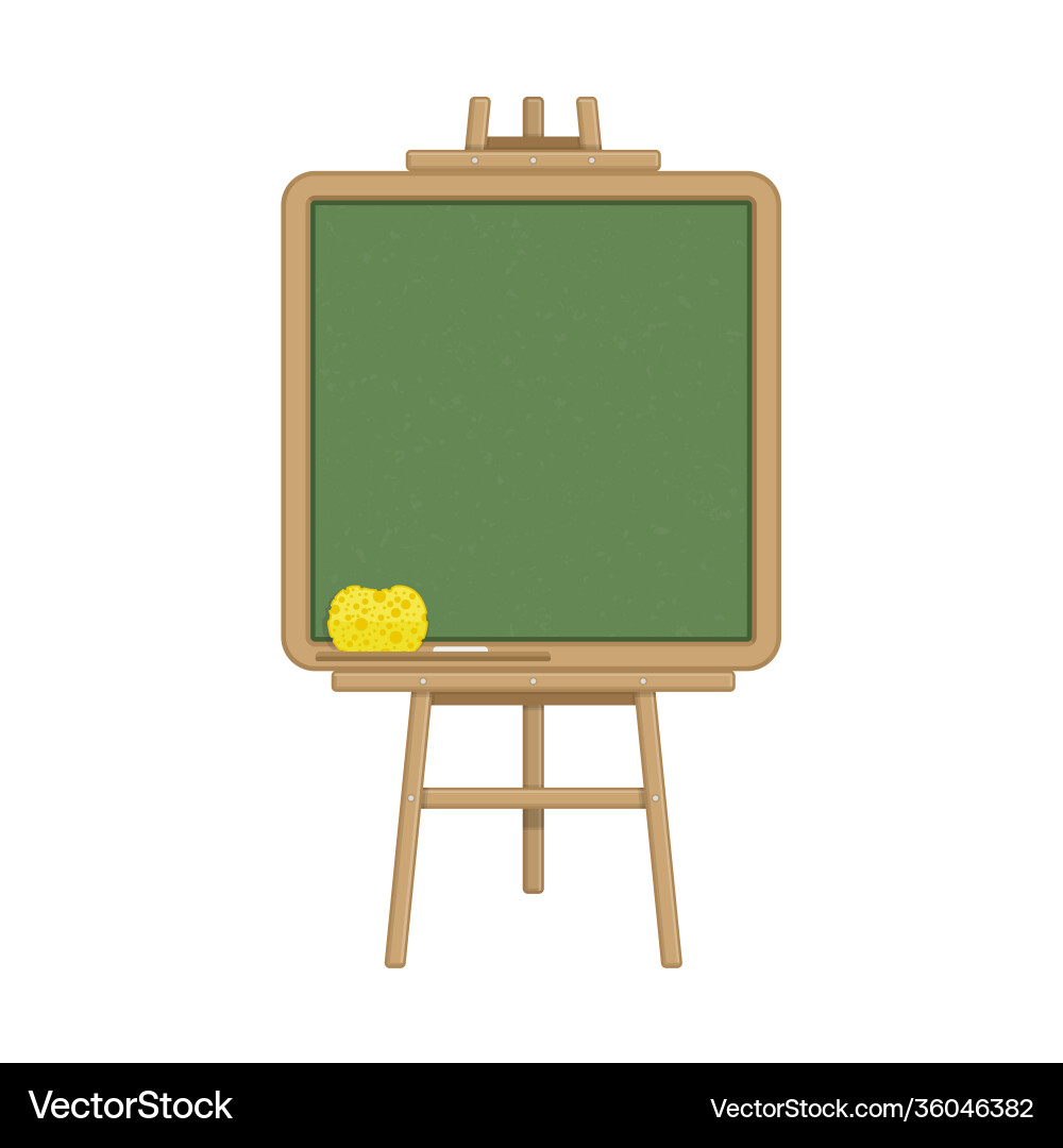 Schoolbord Clipart A School Board With A Task. Doodle Style.