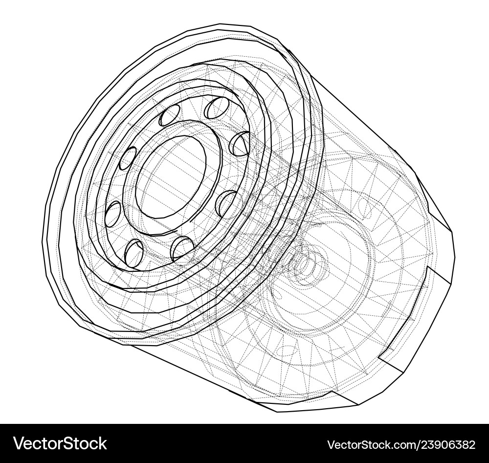 Ölfilterkonzept Lizenzfreies Vektorbild - VectorStock