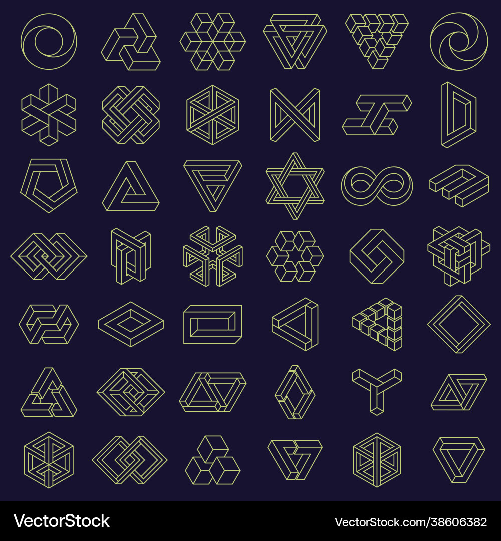 Impossible Rectangle Vector Images (over 270)