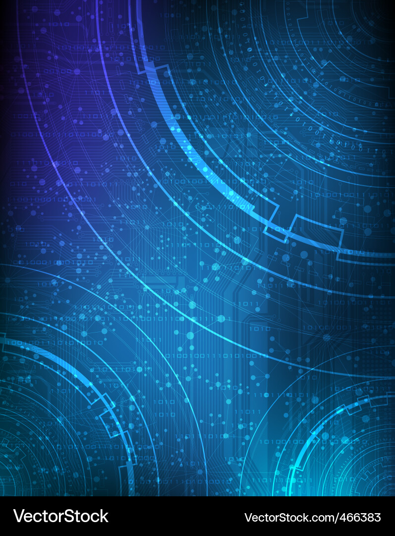 Abstract design technology theme background Vector Image