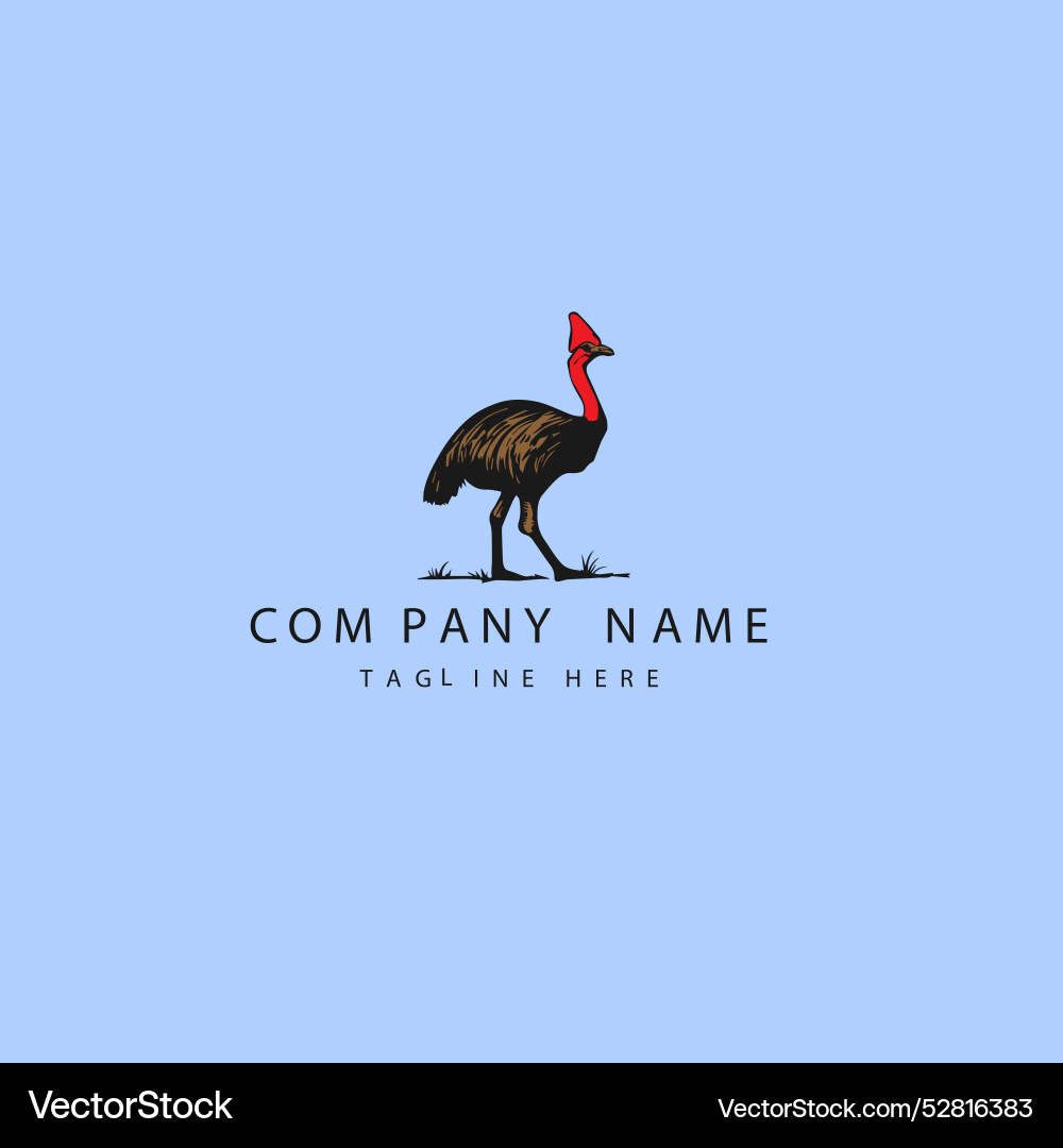 Crane logo design icon - template Royalty Free Vector Image