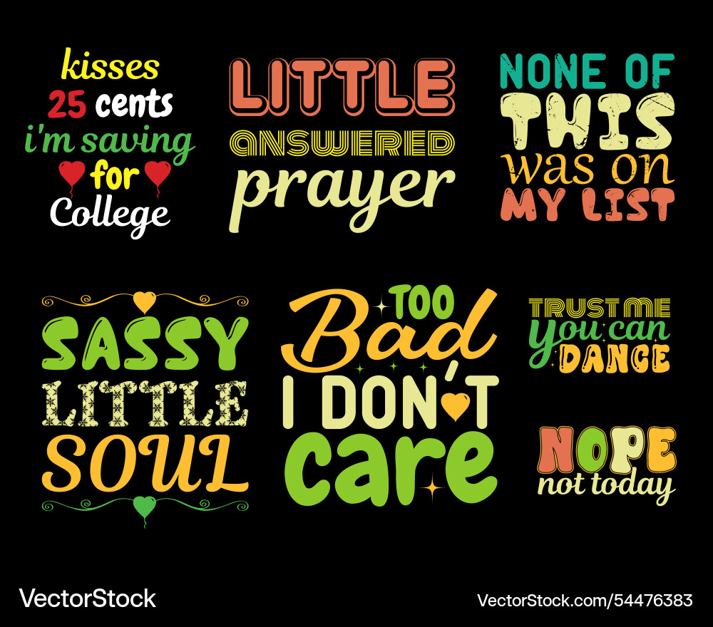Funny Sarcastic Quotes Royalty Free Vector Image