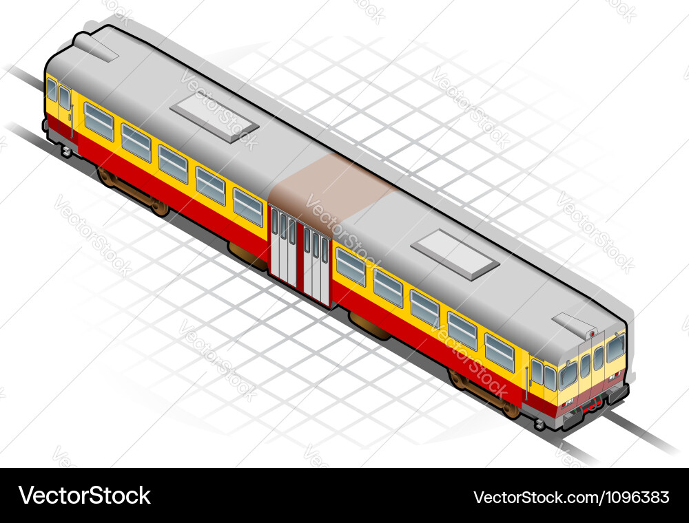 Isoelektrischer Zug Lizenzfreies Vektorbild - VectorStock