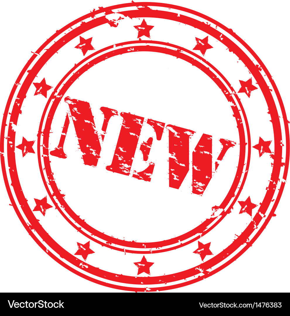 New stamp Royalty Free Vector Image - VectorStock
