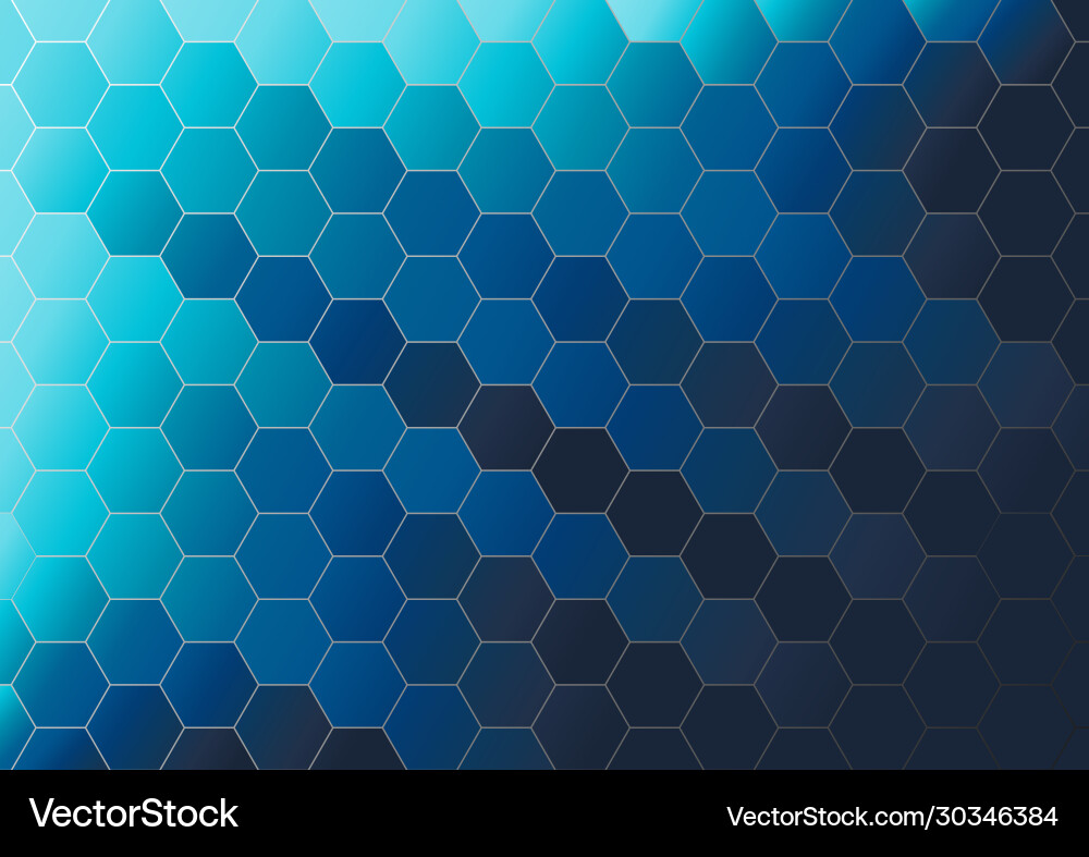 Abstract hexagonal background Royalty Free Vector Image