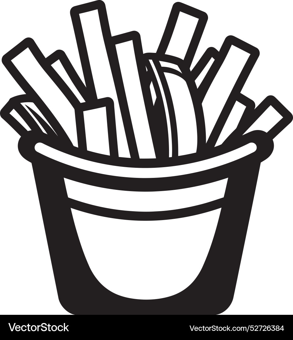 Fry fare exploring offerings at different Vector Image