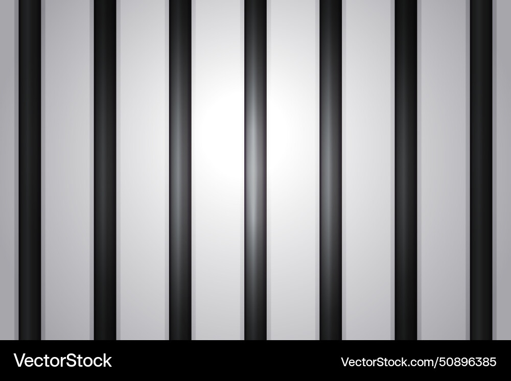 Prison jail bars Royalty Free Vector Image - VectorStock