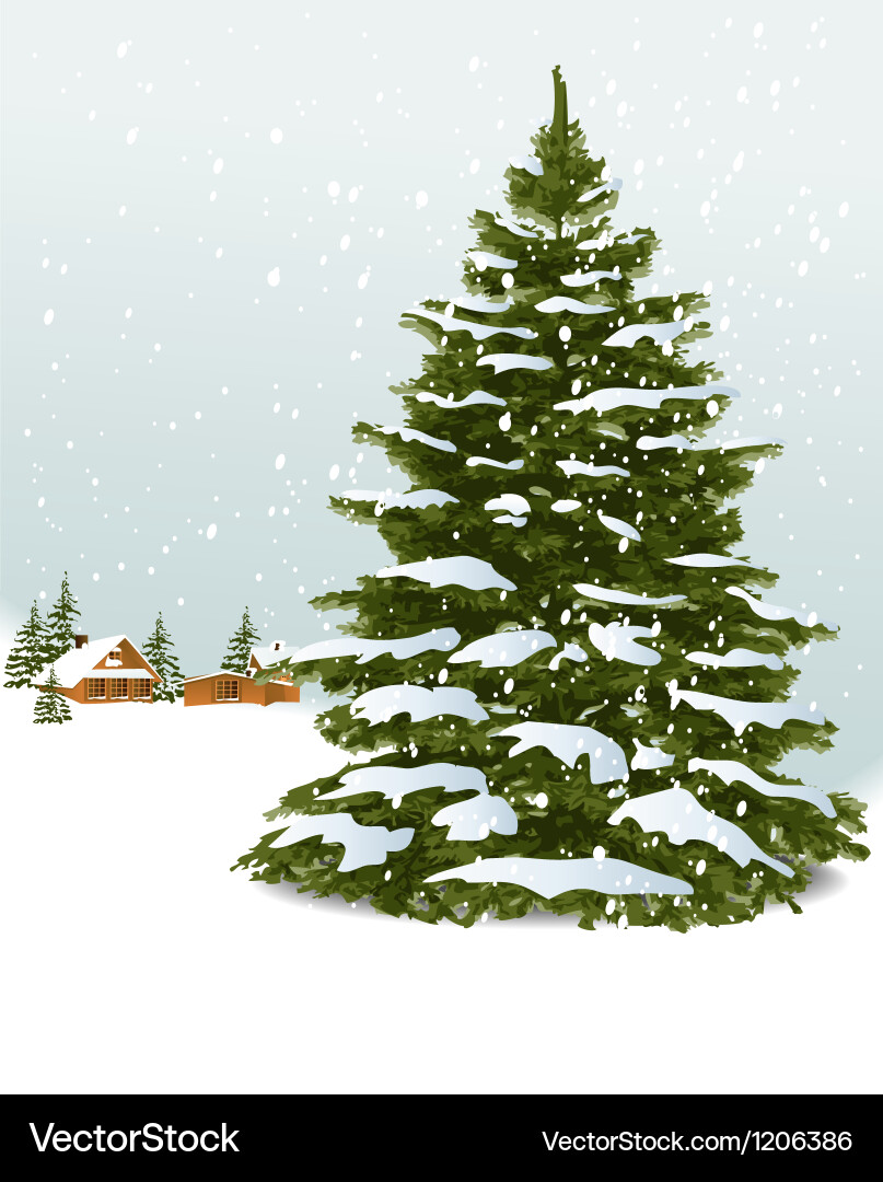 Christmas tree Royalty Free Vector Image - VectorStock
