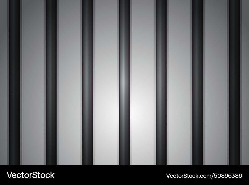 Prison jail bars Royalty Free Vector Image - VectorStock