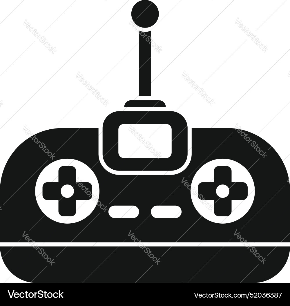 Drone remote controller with antenna Royalty Free Vector