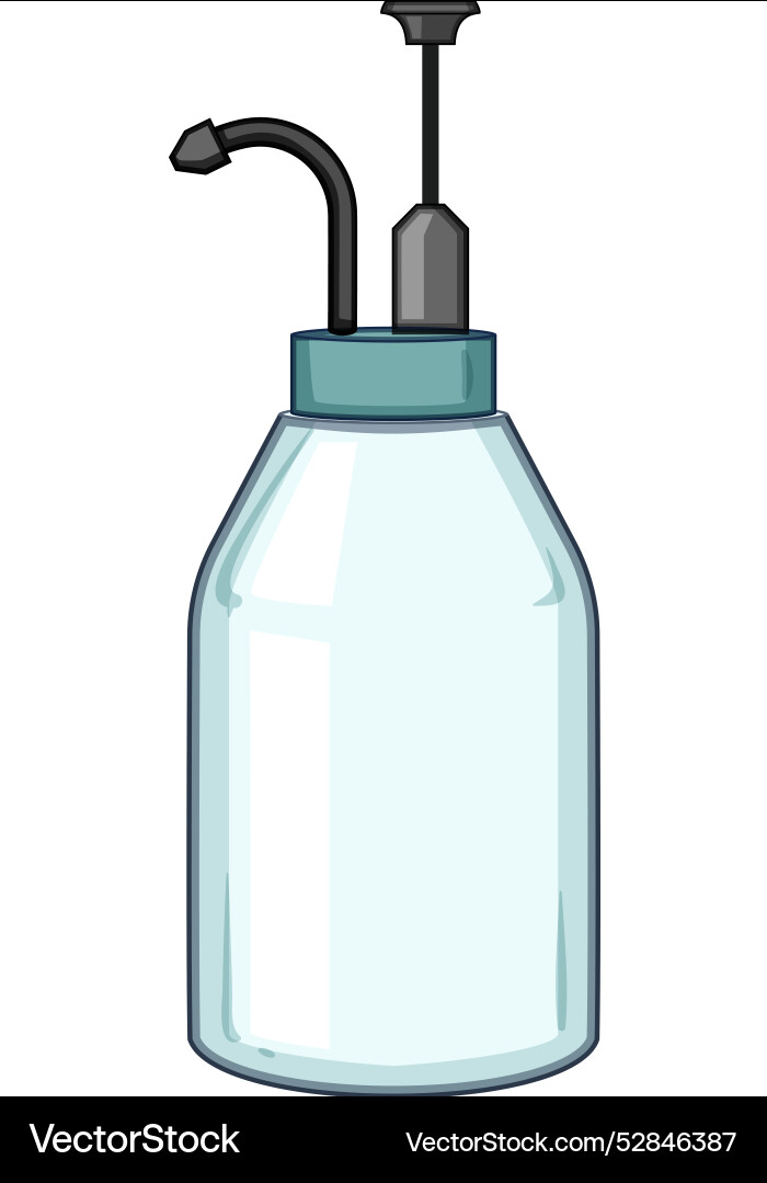 Hands liquid soap dispenser cartoon Royalty Free Vector