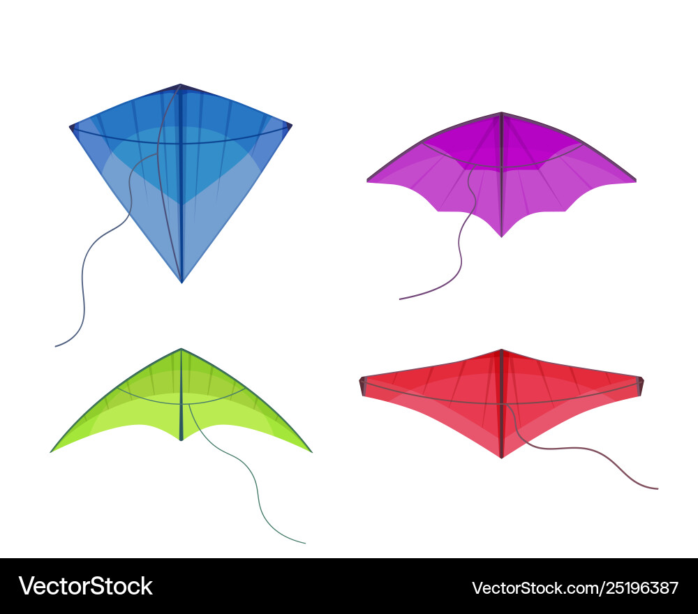 Kite flying festival Royalty Free Vector Image