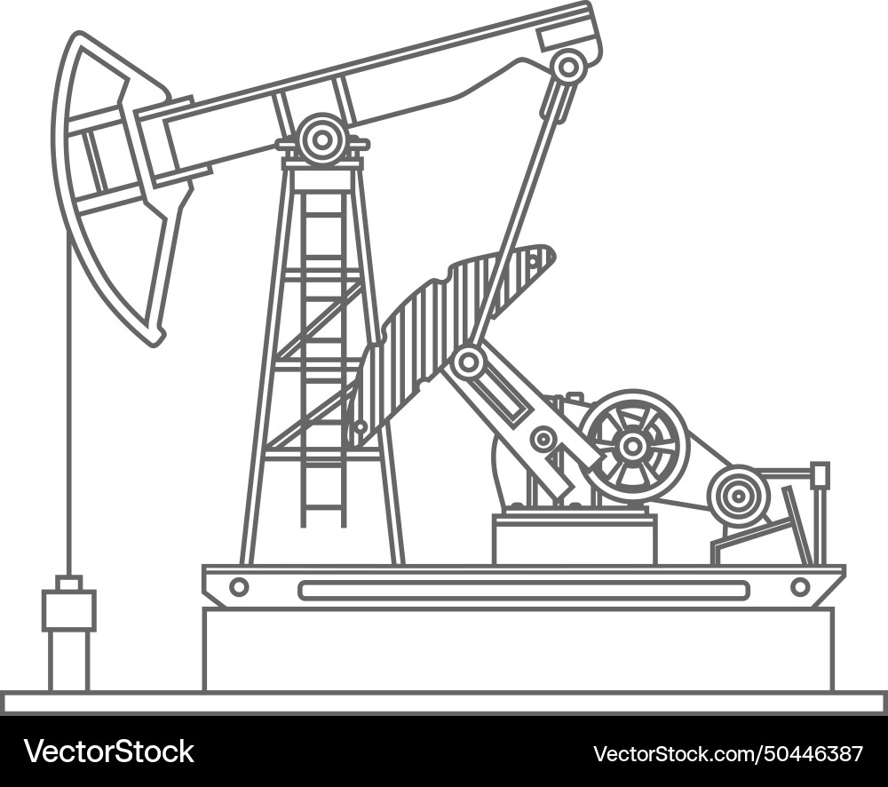 Oil pump icon Royalty Free Vector Image - VectorStock