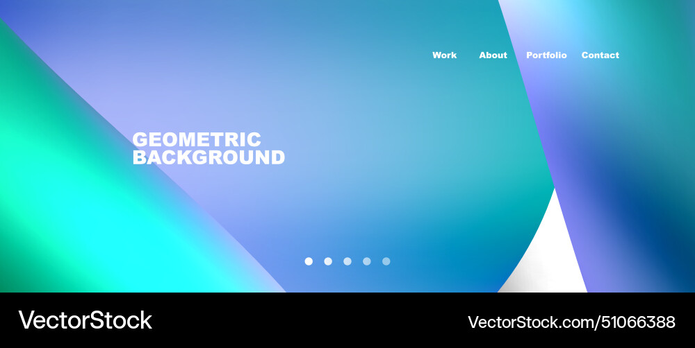 A geometric background in electric blue and liquid
