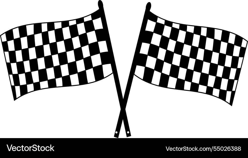 Racing flag file eps car racing flag Royalty Free Vector