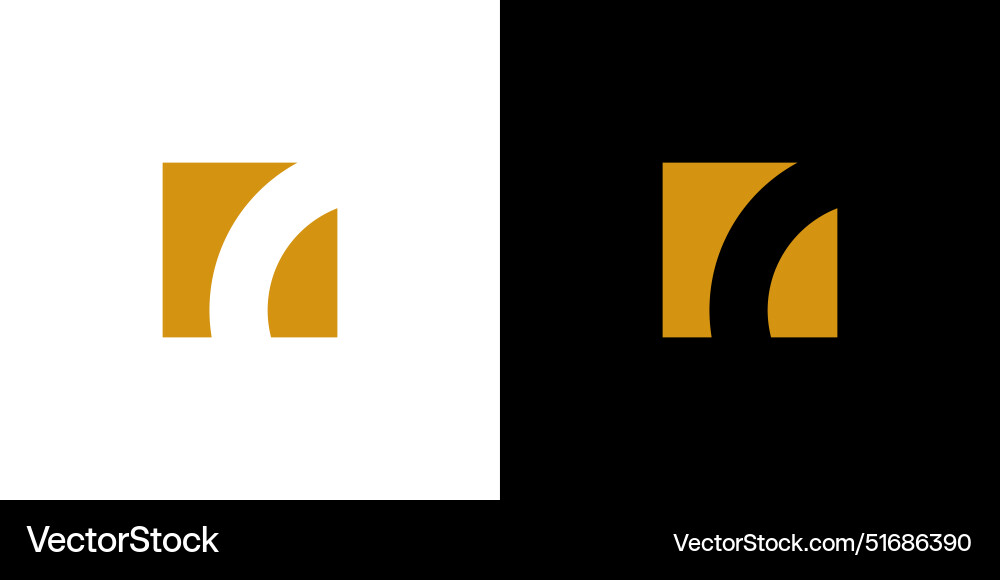 Modern and simple number 7 logo design Royalty Free Vector