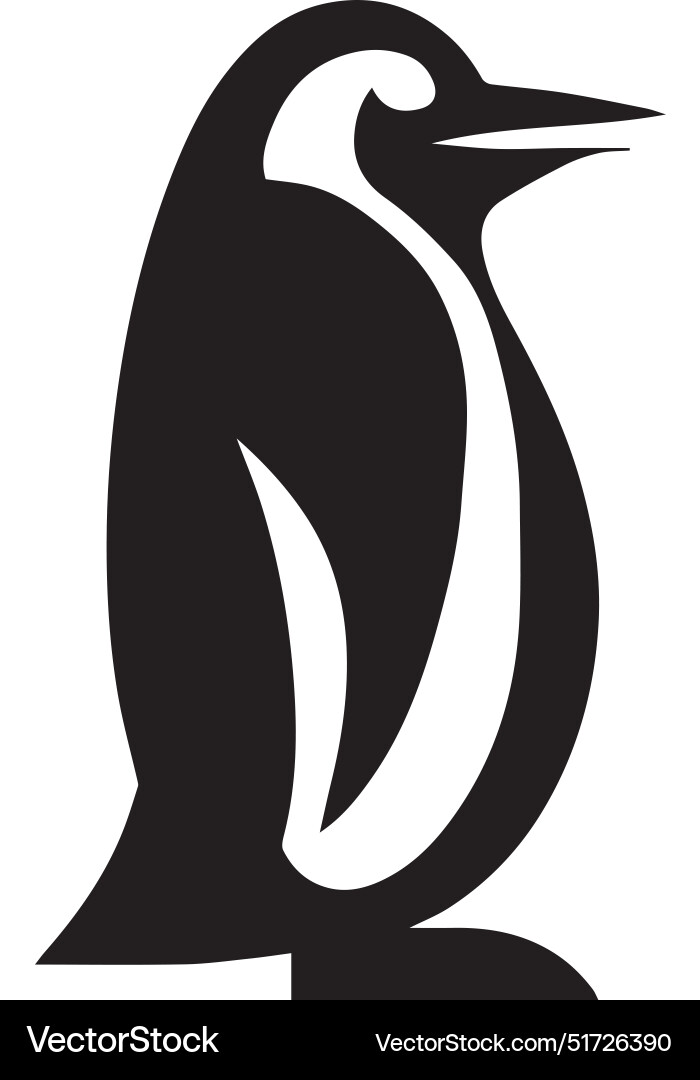 Penguin logo Royalty Free Vector Image - VectorStock