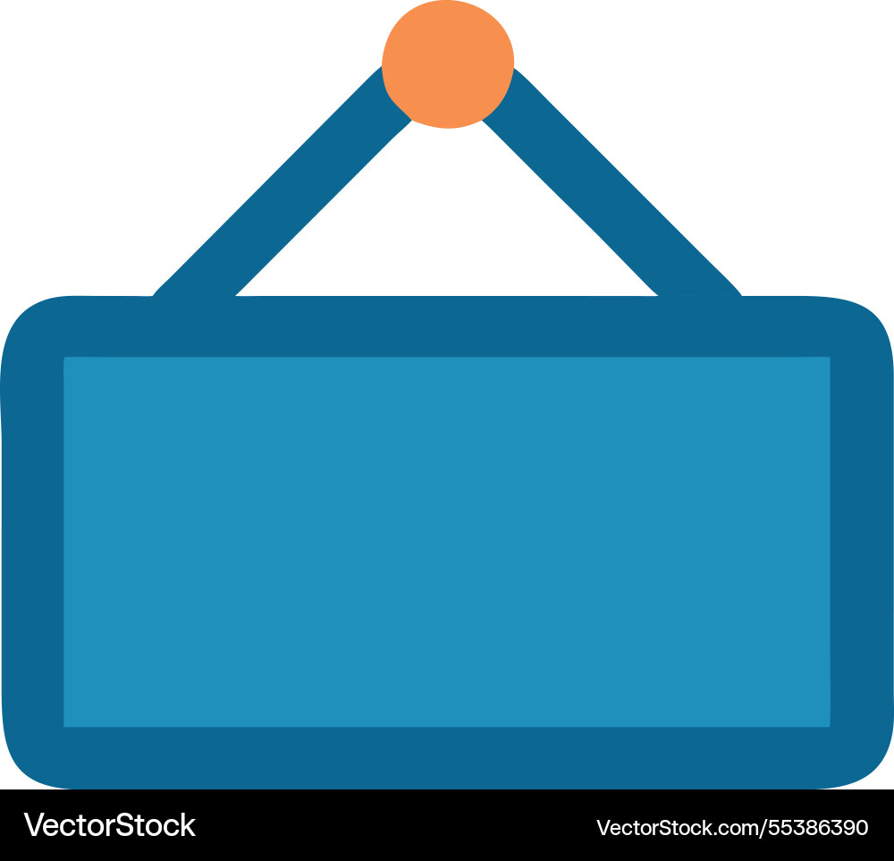 Restaurant hanging sign icon Royalty Free Vector Image