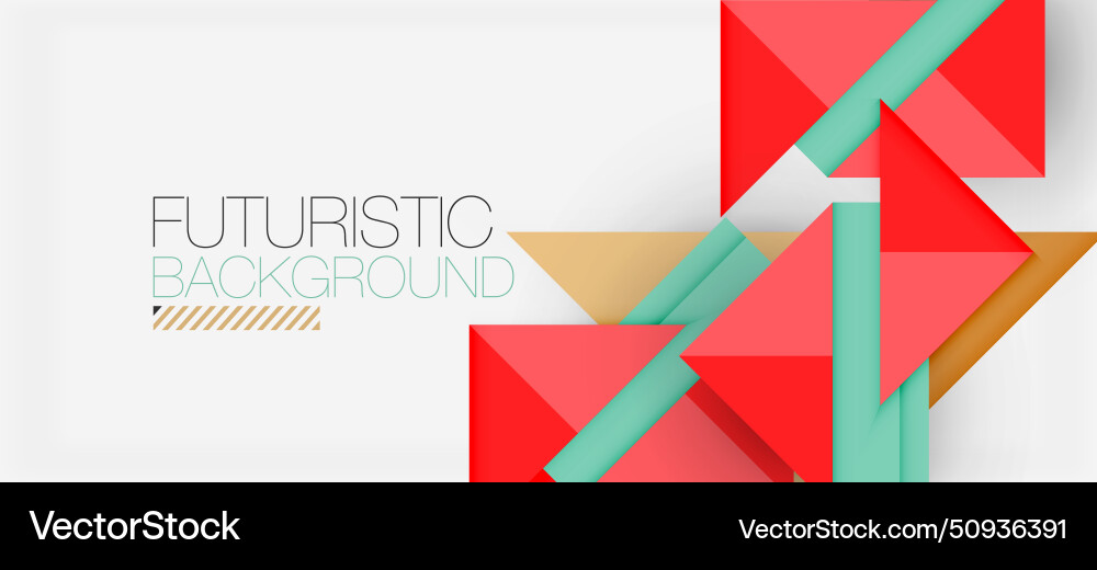 Triangle background Royalty Free Vector Image - VectorStock