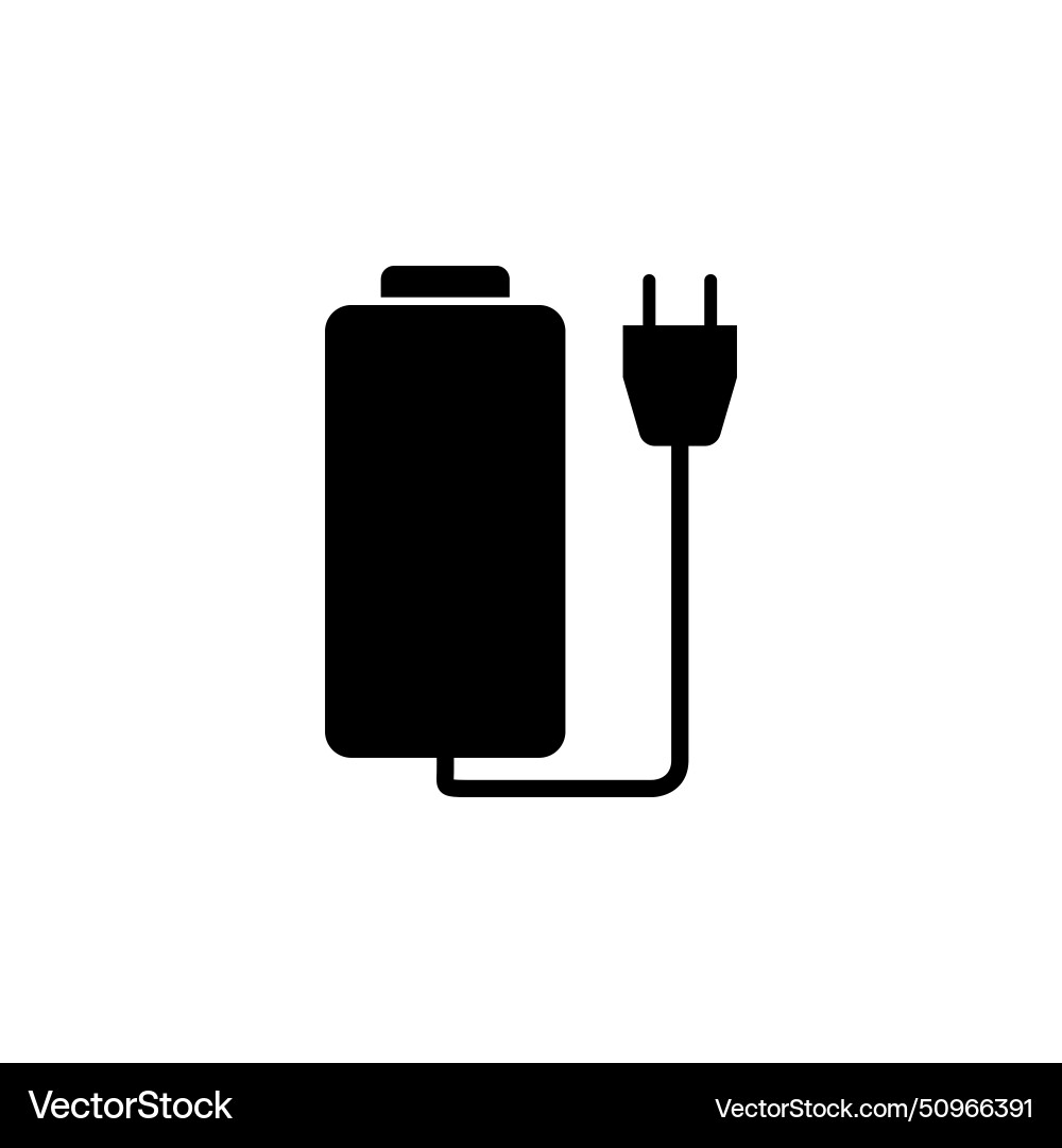 Ups accumulator uninterruptible power supply flat Vector Image