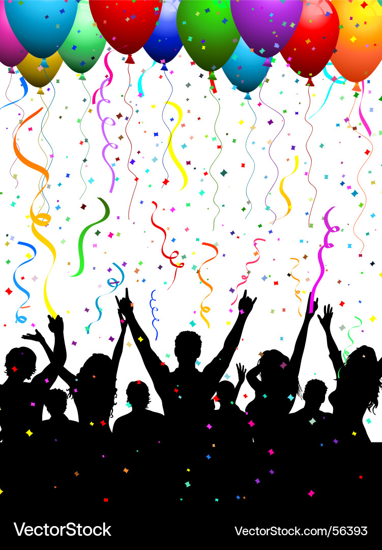 Party background Royalty Free Vector Image - VectorStock
