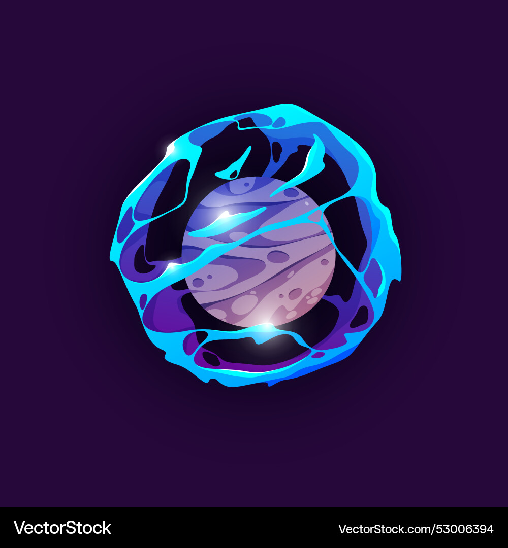 Energy ball or sphere forceful power Royalty Free Vector