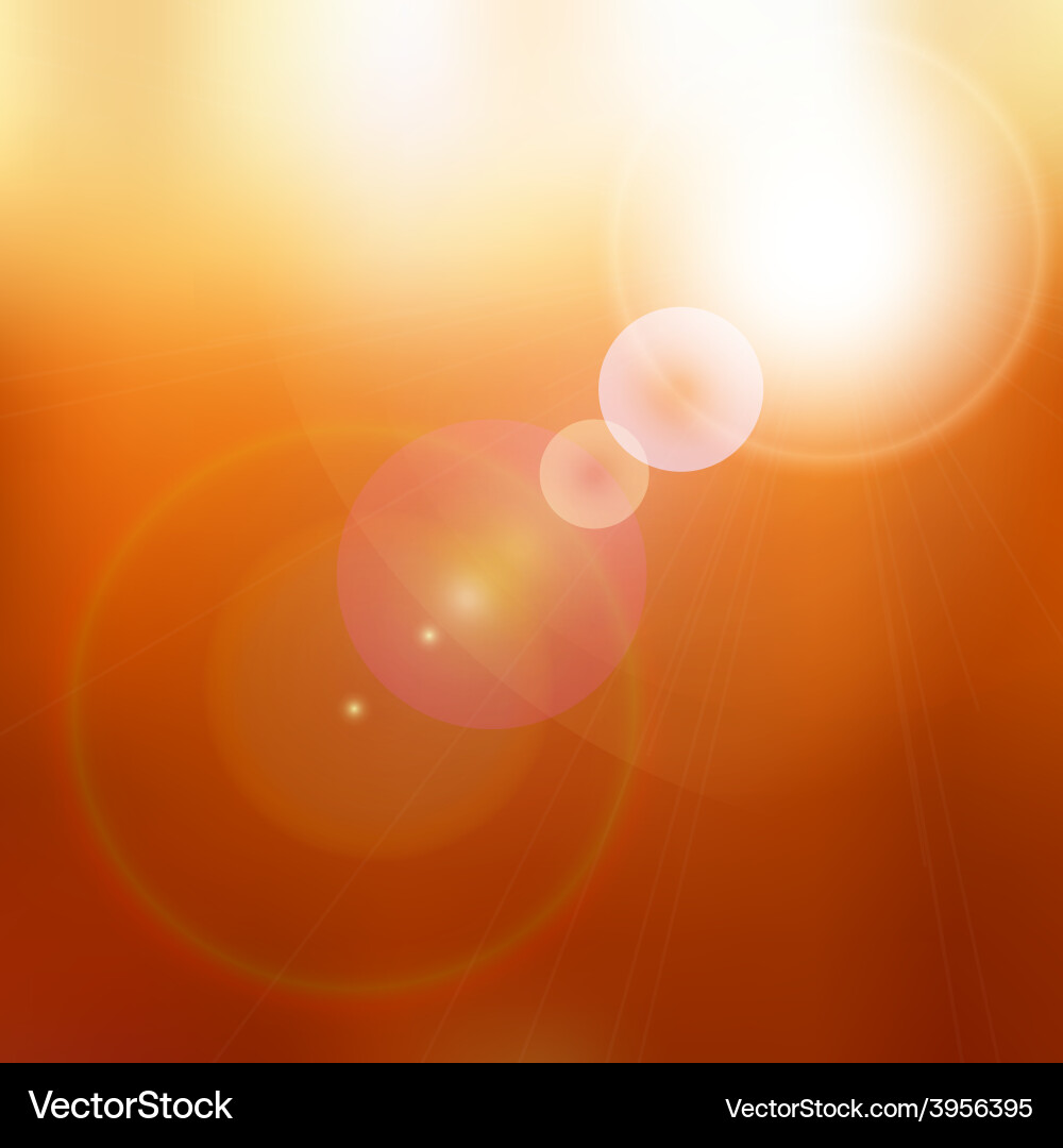 Dramatic Lens Flare Royalty Free Vector Image - VectorStock