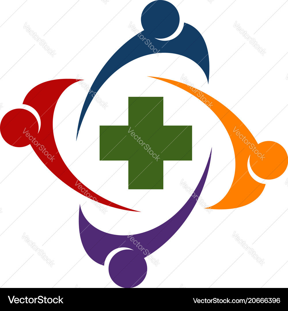 Healthy care community Royalty Free Vector Image