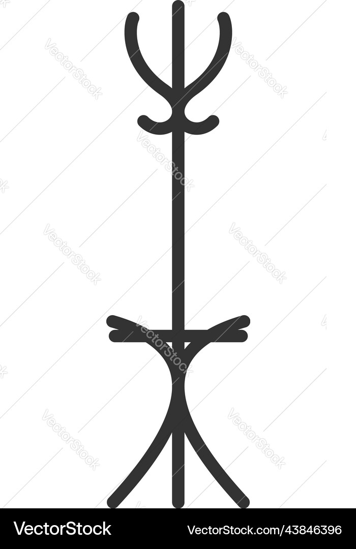 Office coat stand icon Royalty Free Vector Image