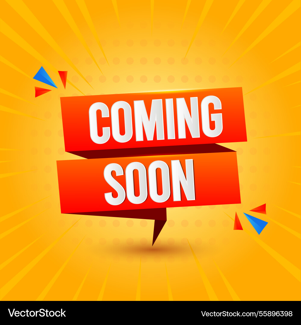 Coming soon premium design Royalty Free Vector Image