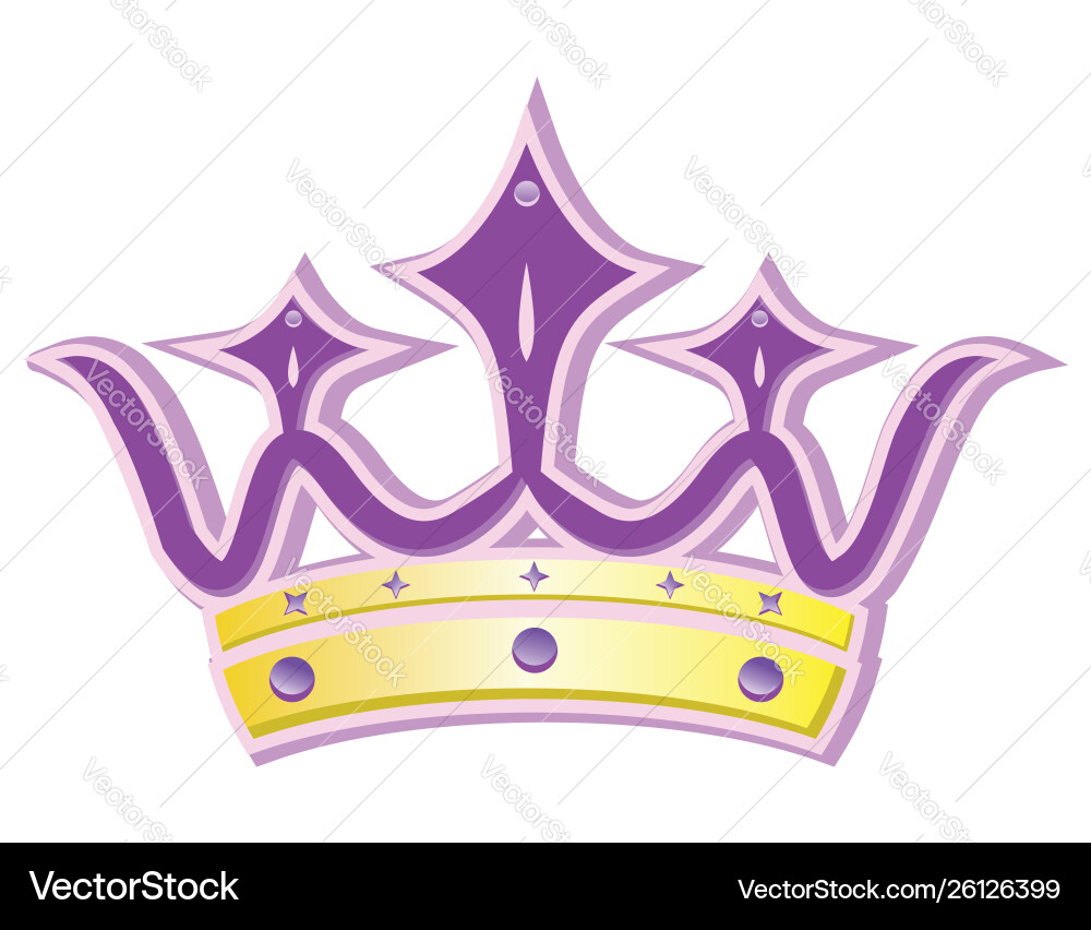 Queen crown Royalty Free Vector Image - VectorStock