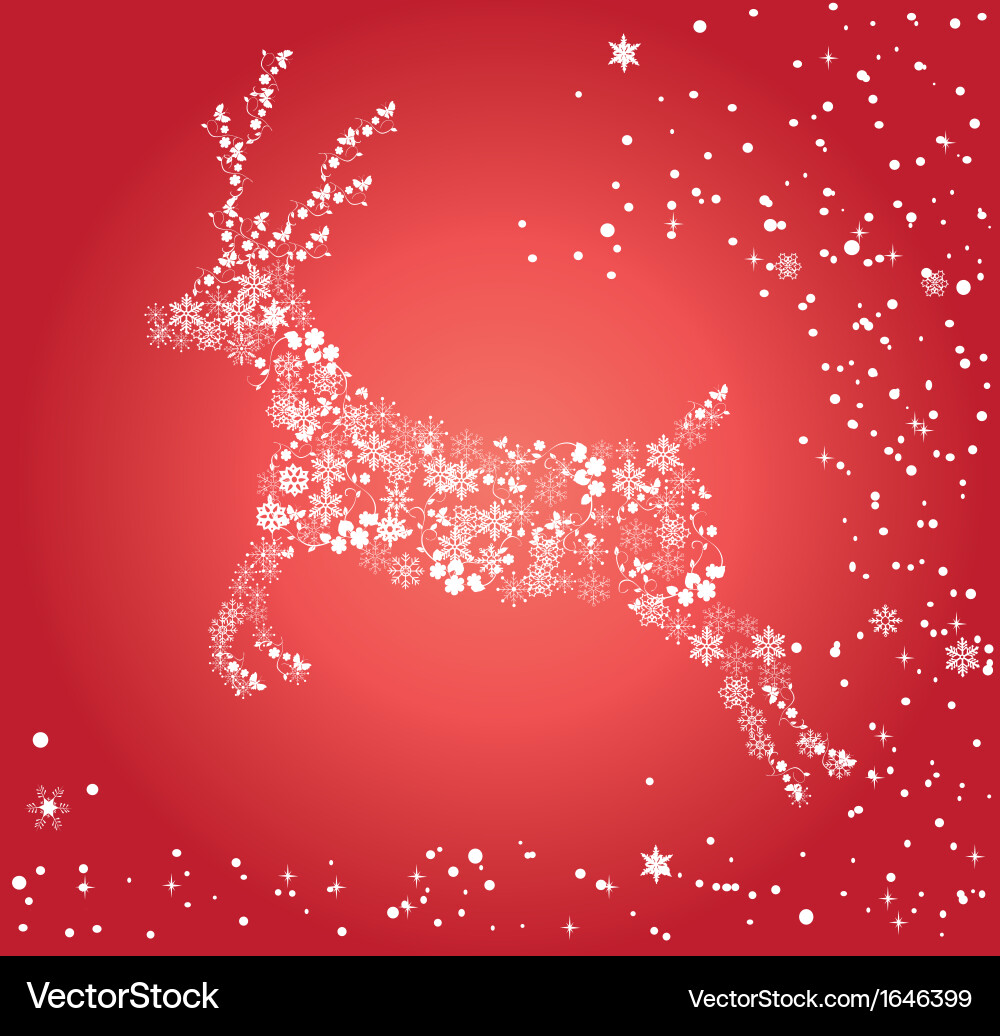 Red deer Royalty Free Vector Image - VectorStock