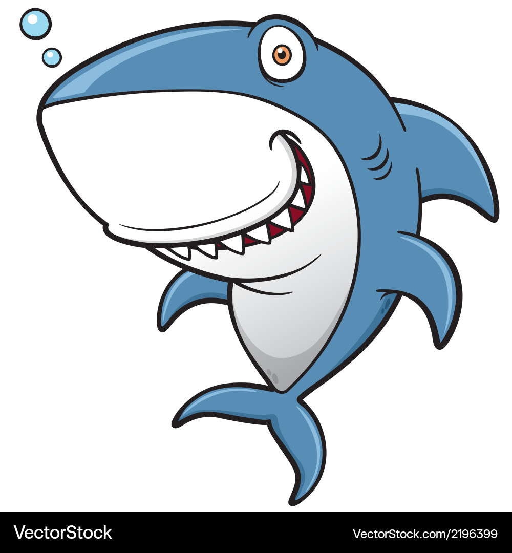 Shark Royalty Free Vector Image - VectorStock