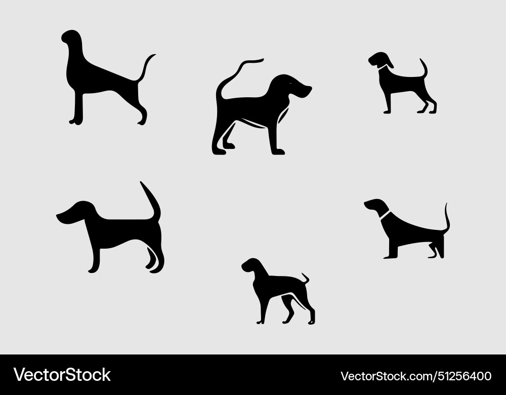Minimal stylish bavarian mountain hound icon Vector Image