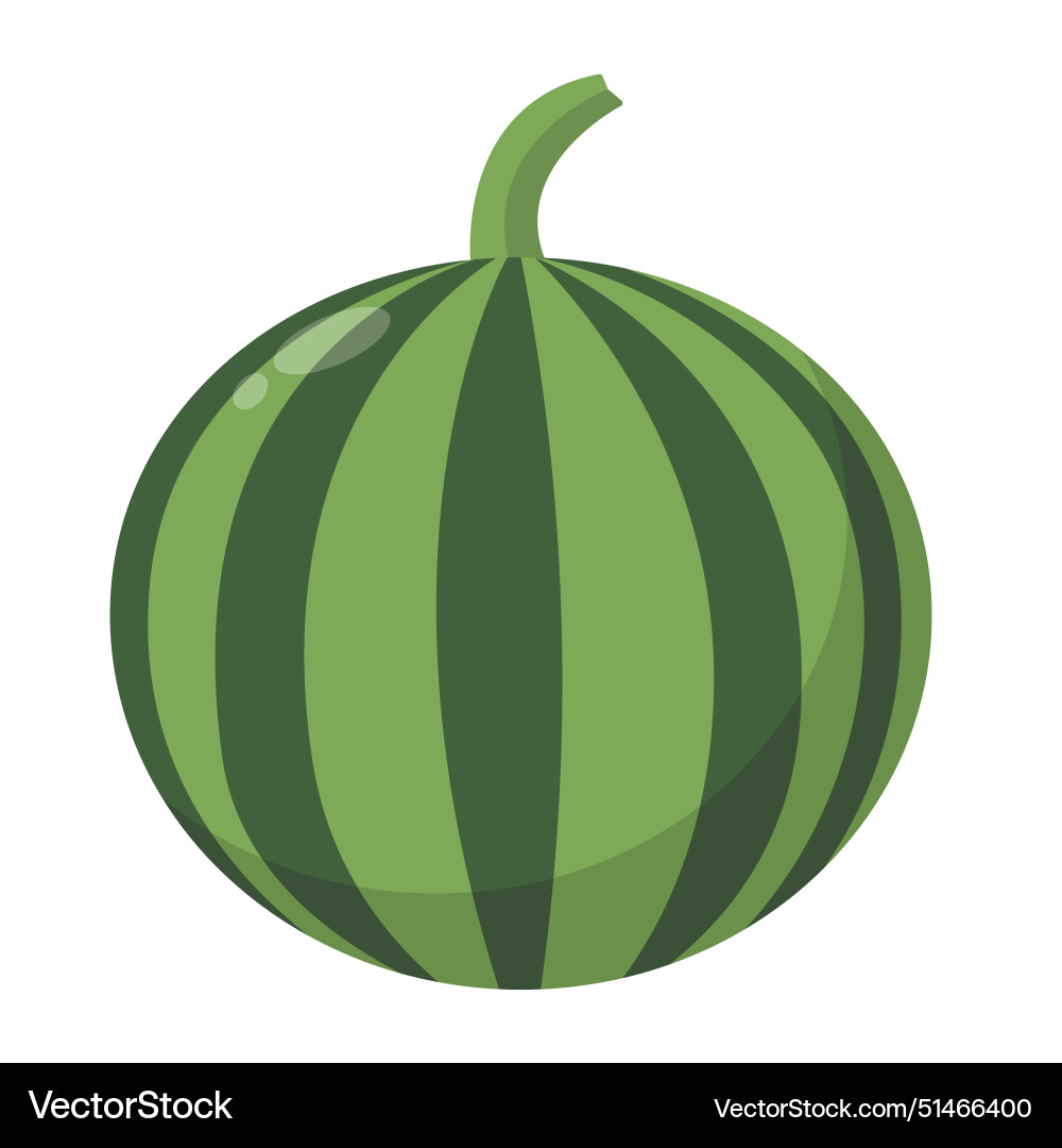 Simple watermelon fruit Royalty Free Vector Image