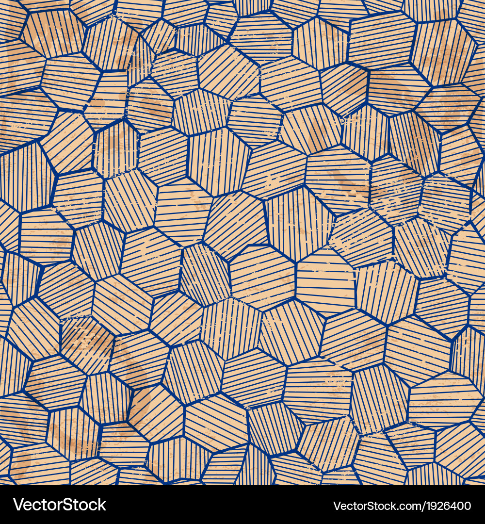 Vintage Honeycomb Pattern – Royalty-Free Vector | VectorStock