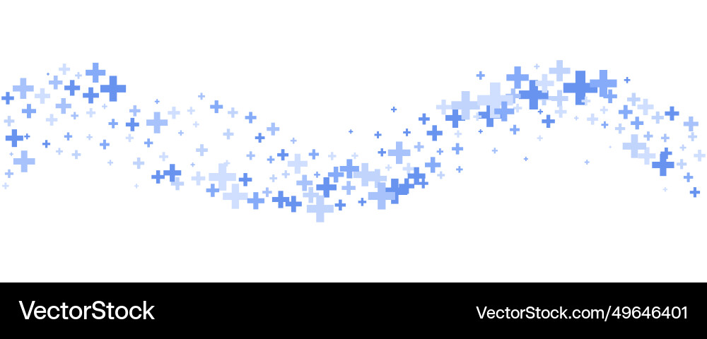 Medical Cross Wave Abstract Background Royalty Free Vector