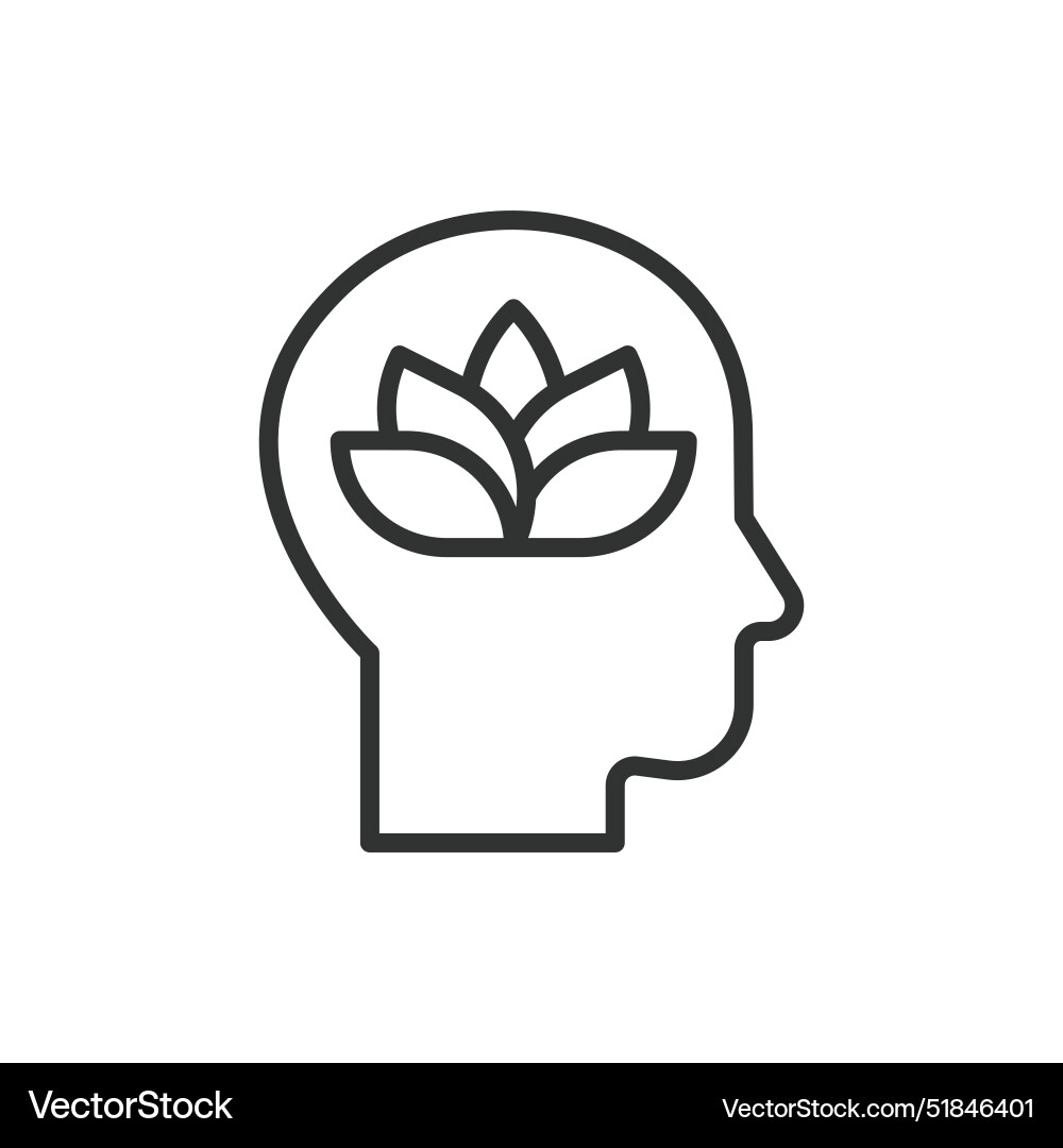 Wellness in line design health Royalty Free Vector Image
