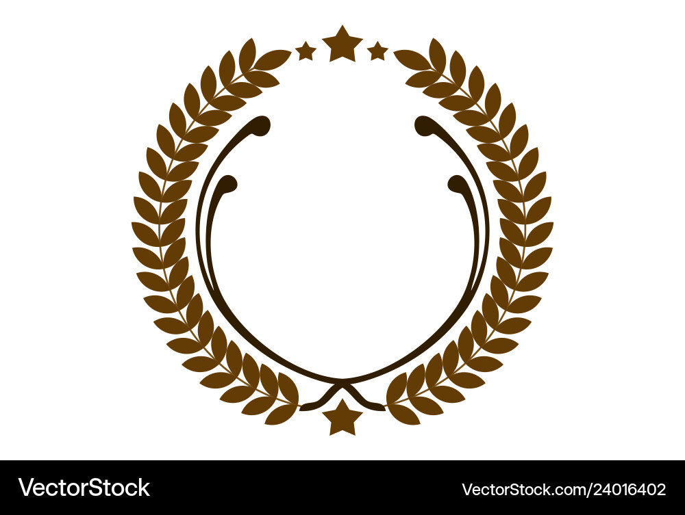 Leaves circle logo icon Royalty Free Vector Image