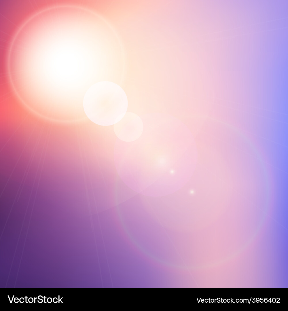 Lens flare Royalty Free Vector Image - VectorStock