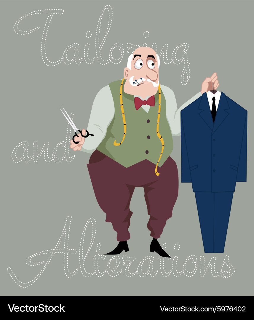 Tailor Royalty Free Vector Image - VectorStock