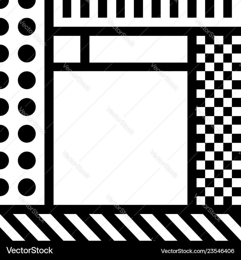 Pop art style design template Royalty Free Vector Image