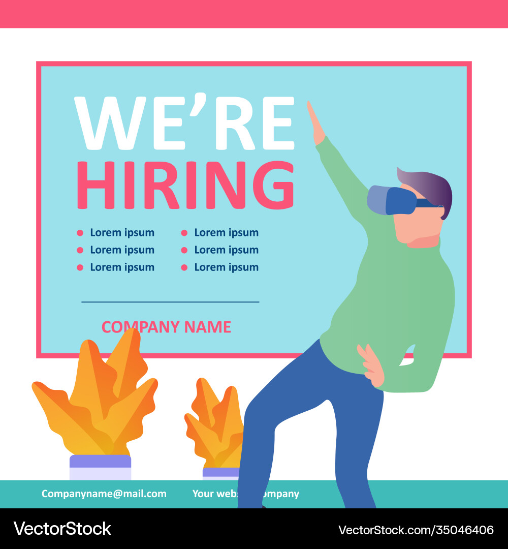 Recruitment recruiter choosing candidates with cv Vector Image