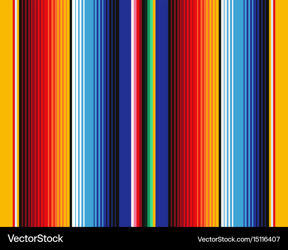 Mexican blanket stripes seamless pattern Vector Image