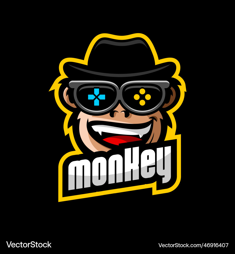 Monkey game Royalty Free Vector Image - VectorStock