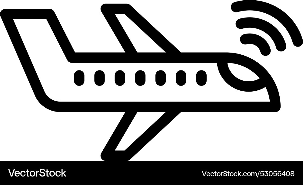 Airplane icon design Royalty Free Vector Image