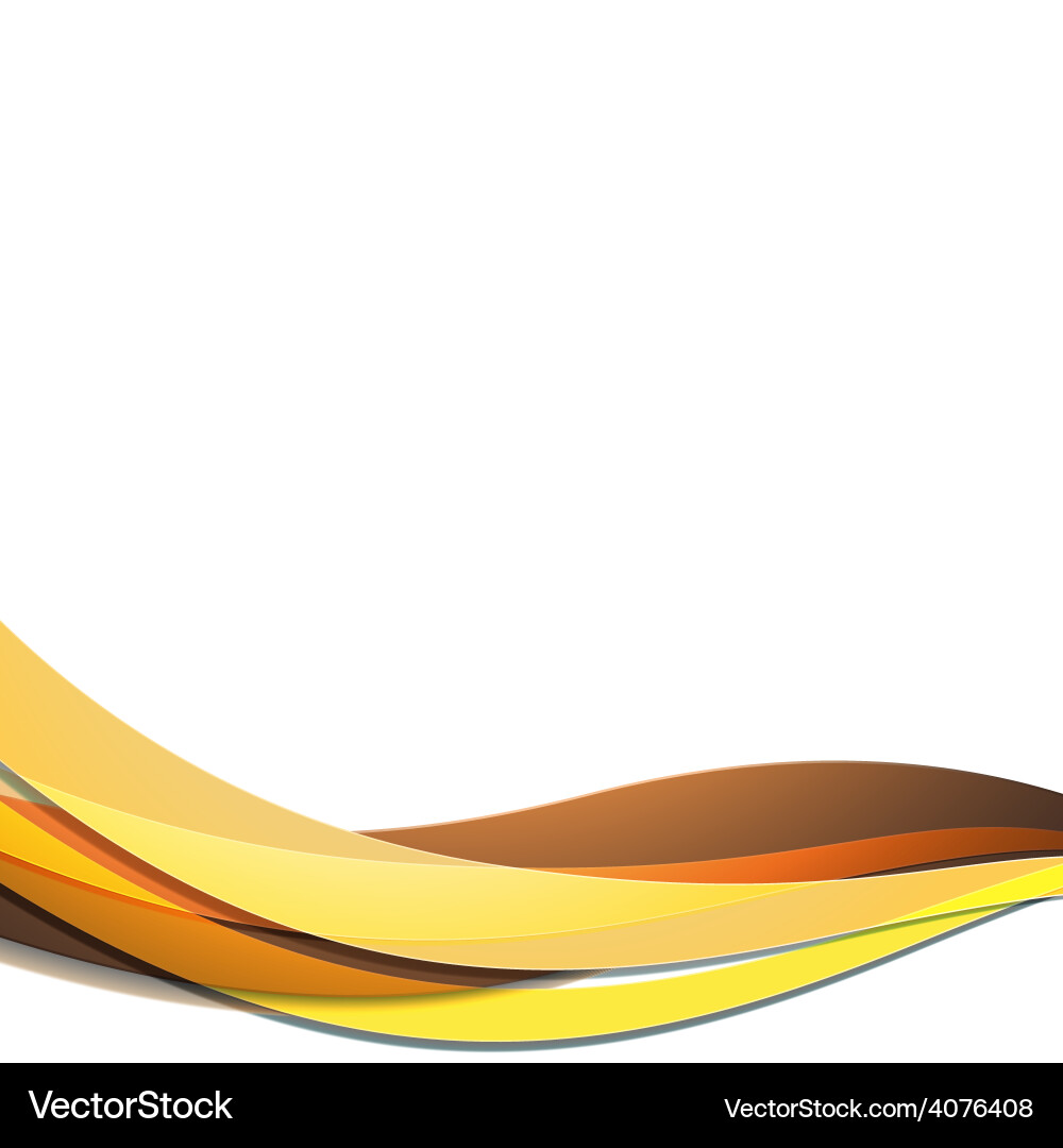 Colored wavy abstract template design Royalty Free Vector