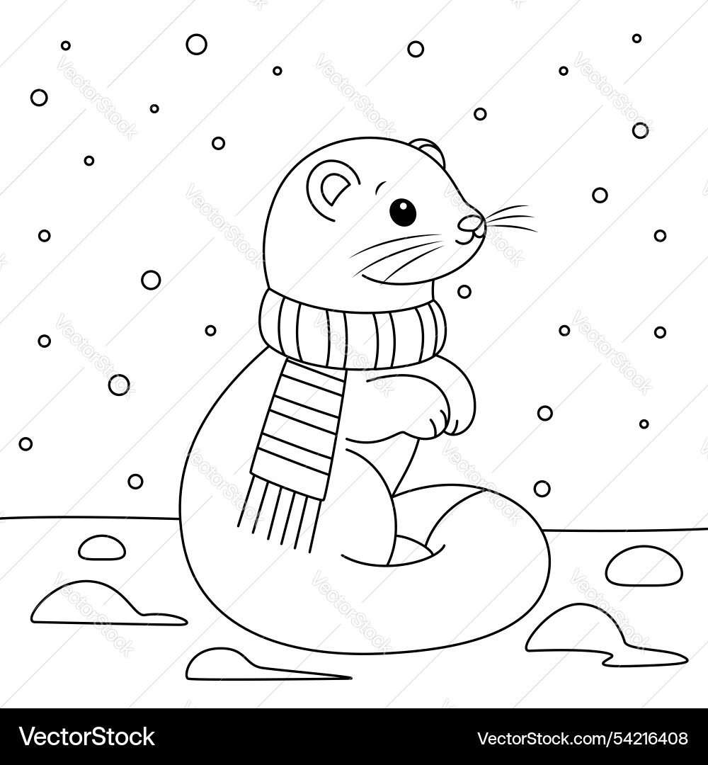 Ermine Coloring Page
