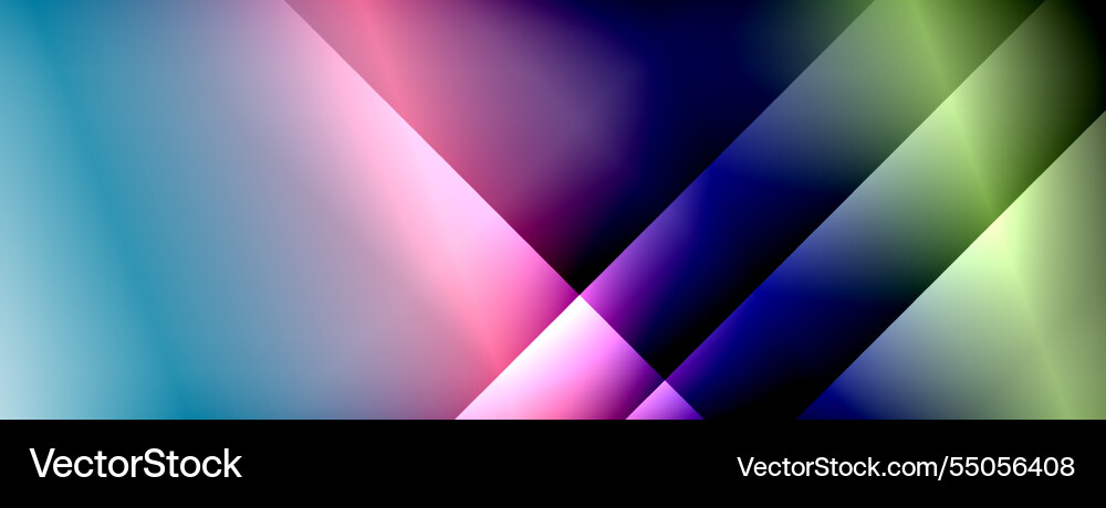 Dynamic shadow lines with gradient colors Vector Image