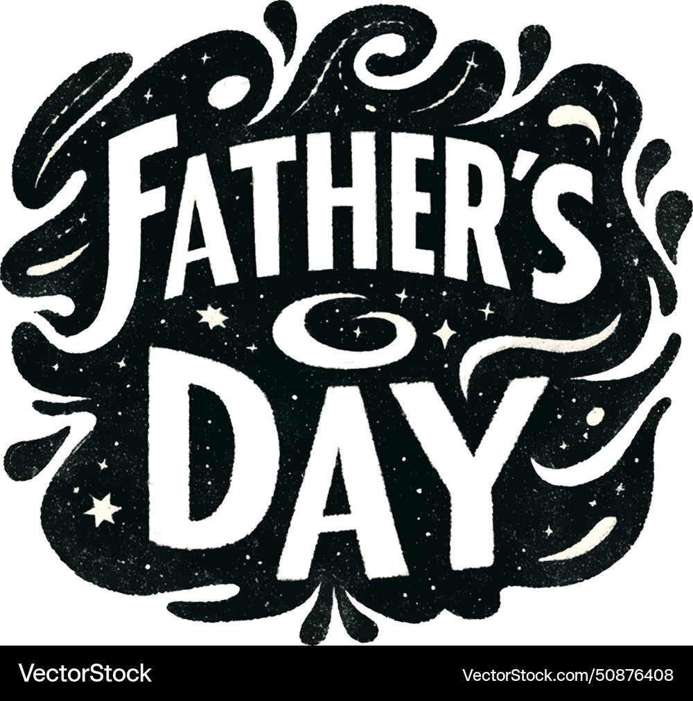 Fathers day is a special to celebrate Royalty Free Vector
